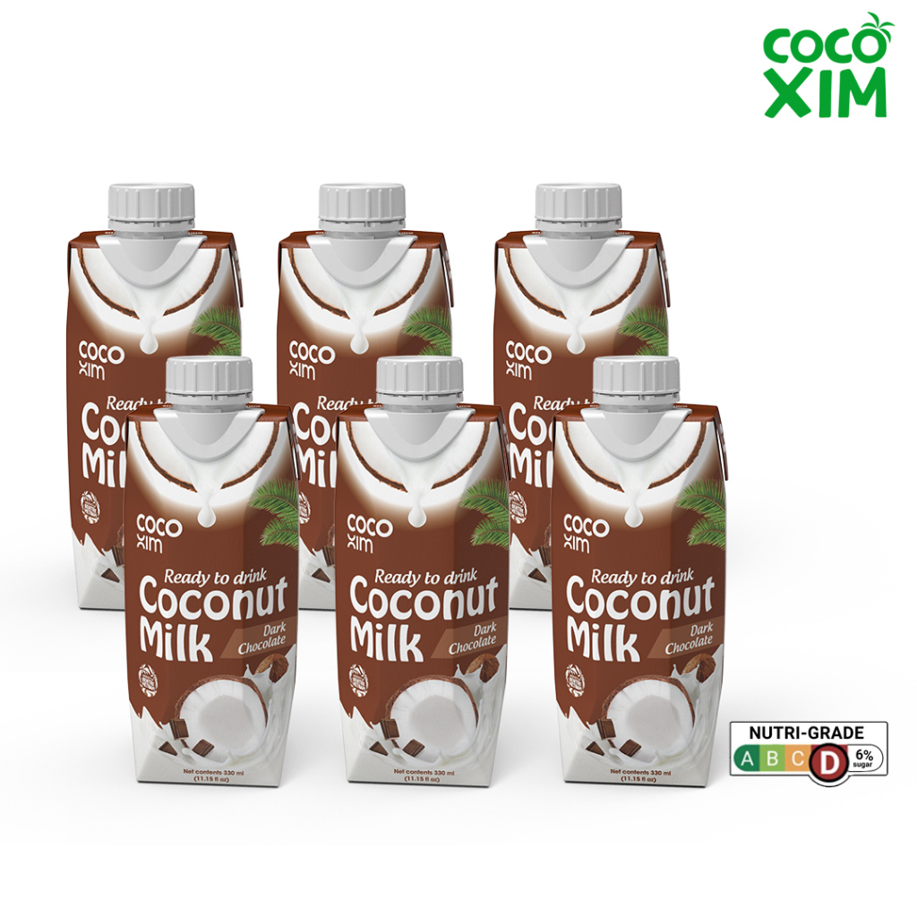 [COCOXIM] Chocolate Coconut Milk Drink 330ml - Bundle of 6 - Tetra ...