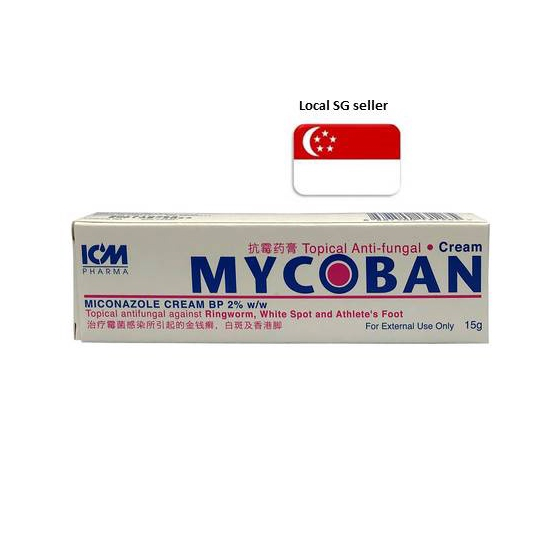 ICM Pharma Mycoban, Miconazole Cream 15g | Shopee Singapore