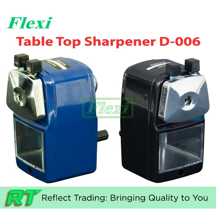 D-006 Table-top Rotary Pencil Sharpener, Manual All Metal - Assorted ...