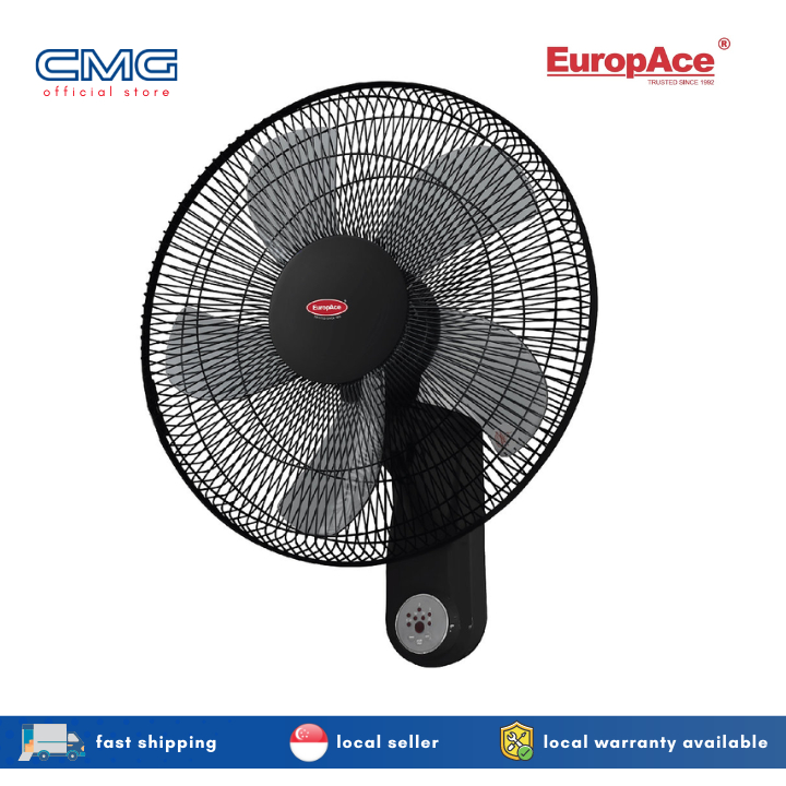 EuropAce 16" Wall Fan with Remote EWF 6162V *Installation Available ...
