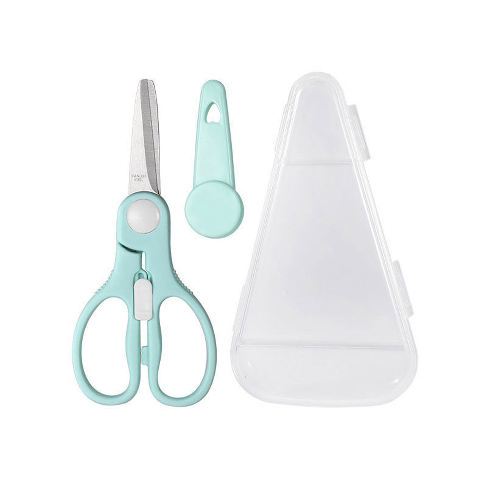 Biomom Ceramic/Stainless Steel Food Scissors with Travel Case (3 ...