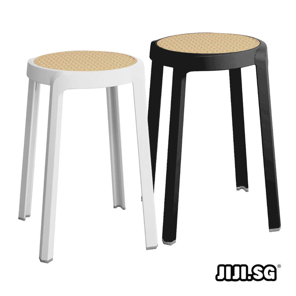 (JIJI.SG) ELIN Stackable Stool - Chair / Stool / Stackable / Furniture ...