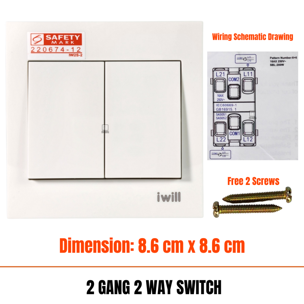 ONS Switch / Socket [Dimmer - USB Wall Socket - Push Switch - Socket with Mounting Box ...
