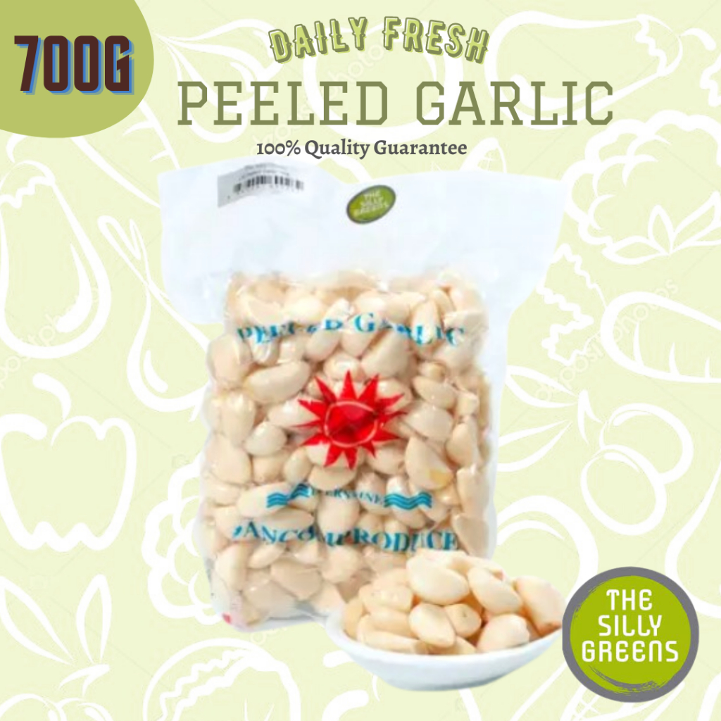 [TheSillyGreens] Peeled Garlic | 700g (1 packet) | Shopee Singapore