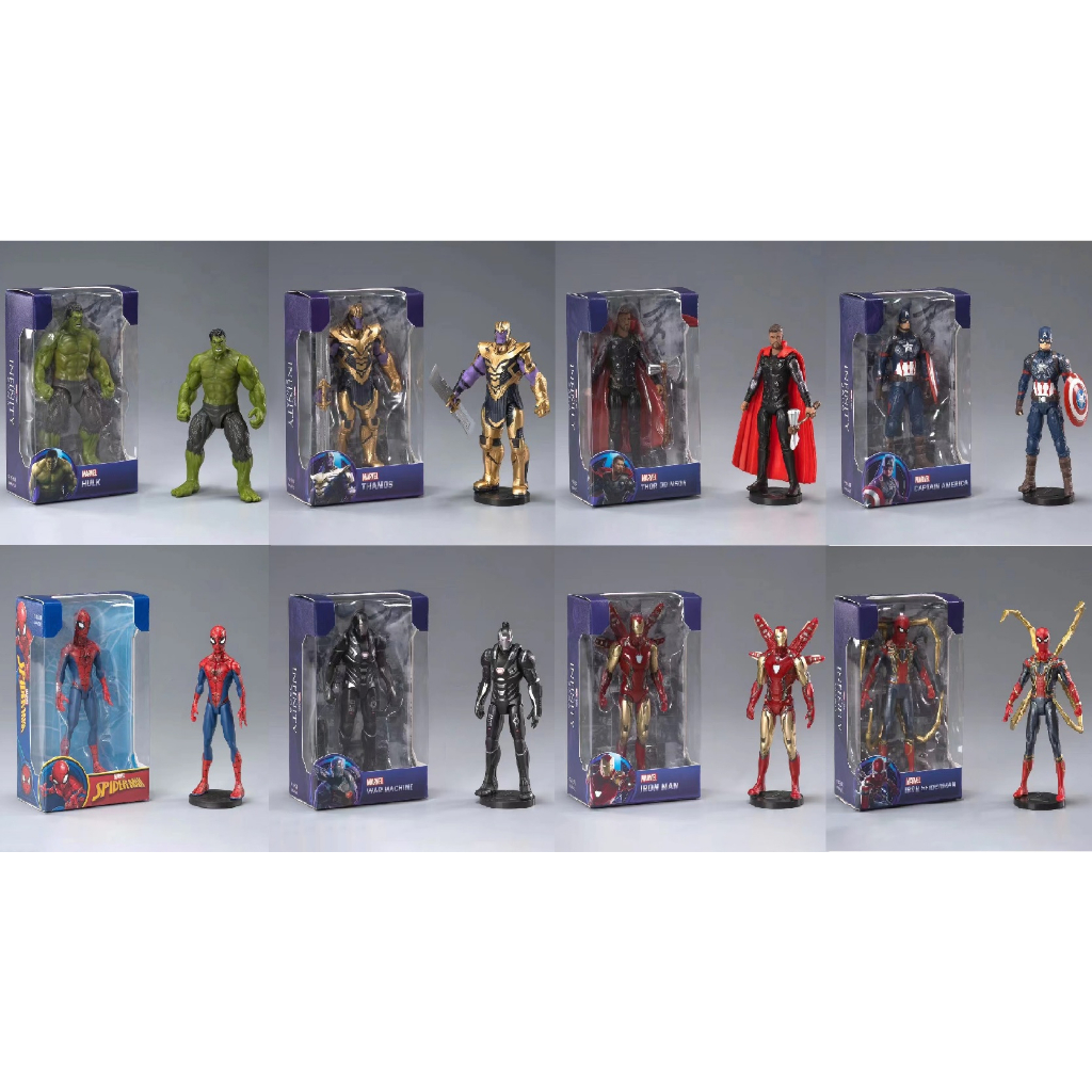 Original Marvel ZD Avengers 4-inch Toys Spiderman / Ironman / Hulk ...
