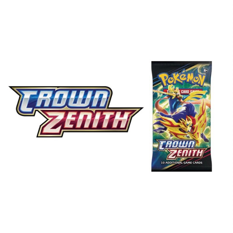 Pokemon Crown Zenith English Booster Pack | Shopee Singapore