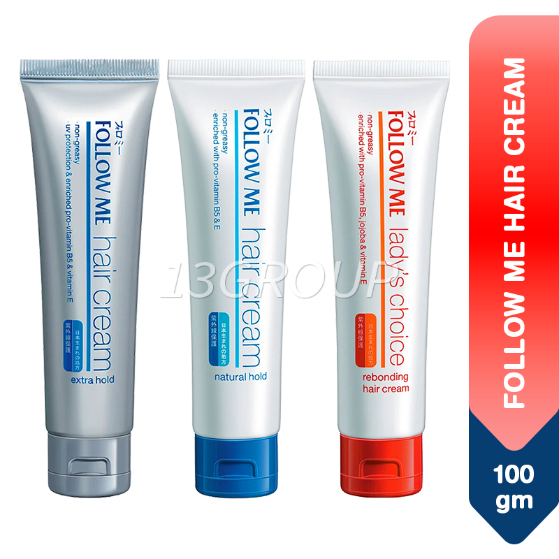 Follow Me Hair Cream / Natural Extra Hold Rebonding, 100g | Shopee ...
