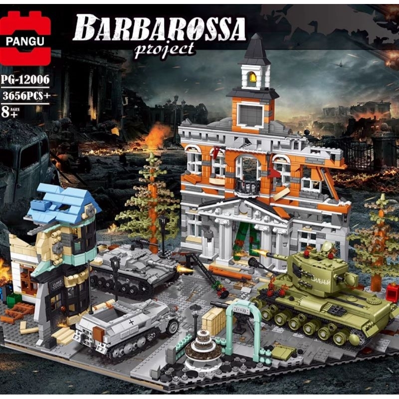 Lepin PanGu 12006 WWII Project Barbarossa Battle Scene MOC (3656pcs ...