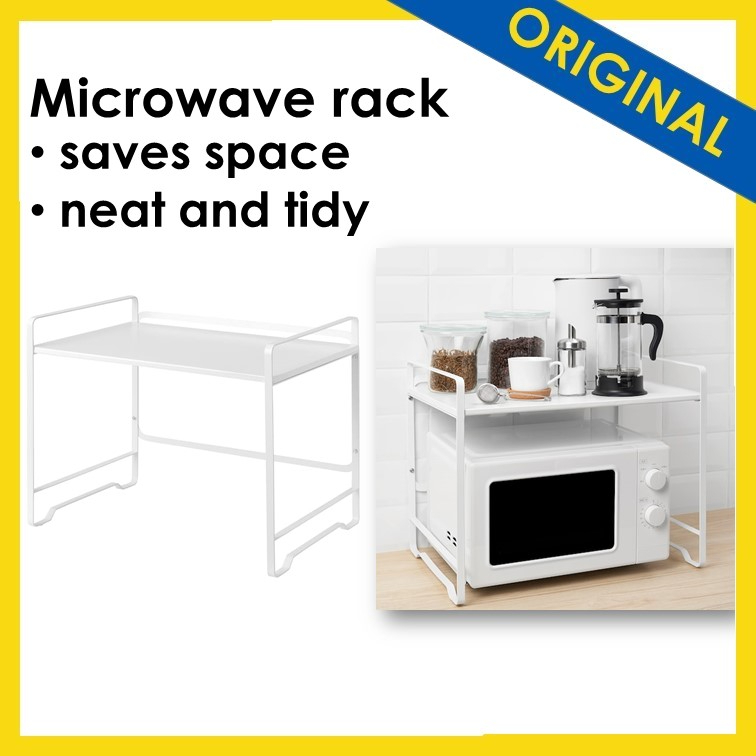 Microwave or toaster oven rack saves space Saving Kitchen Sink Rack In ...