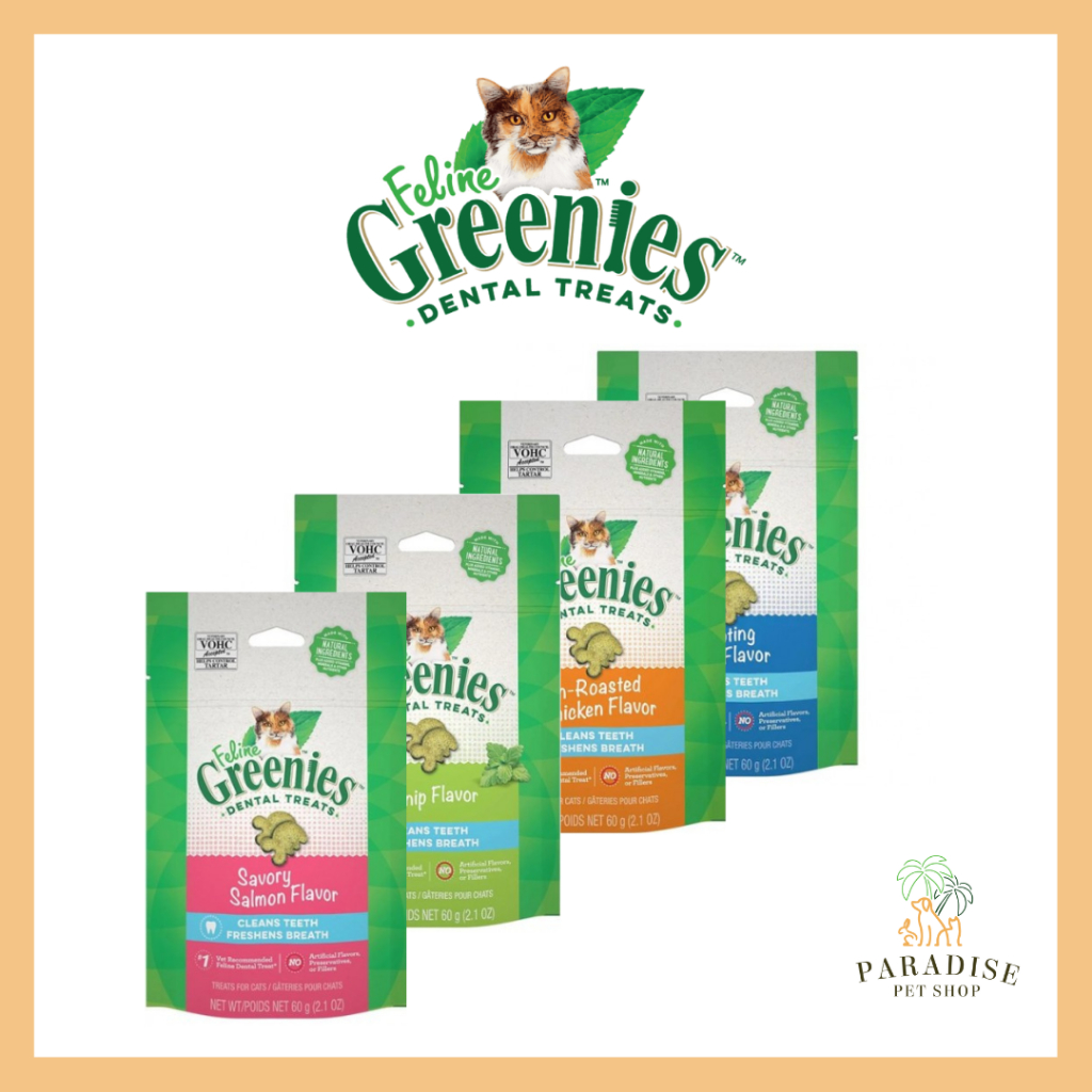 BUNDLE: Feline Greenies Cat Dental Treats 60g (4 Flavors) | Shopee ...
