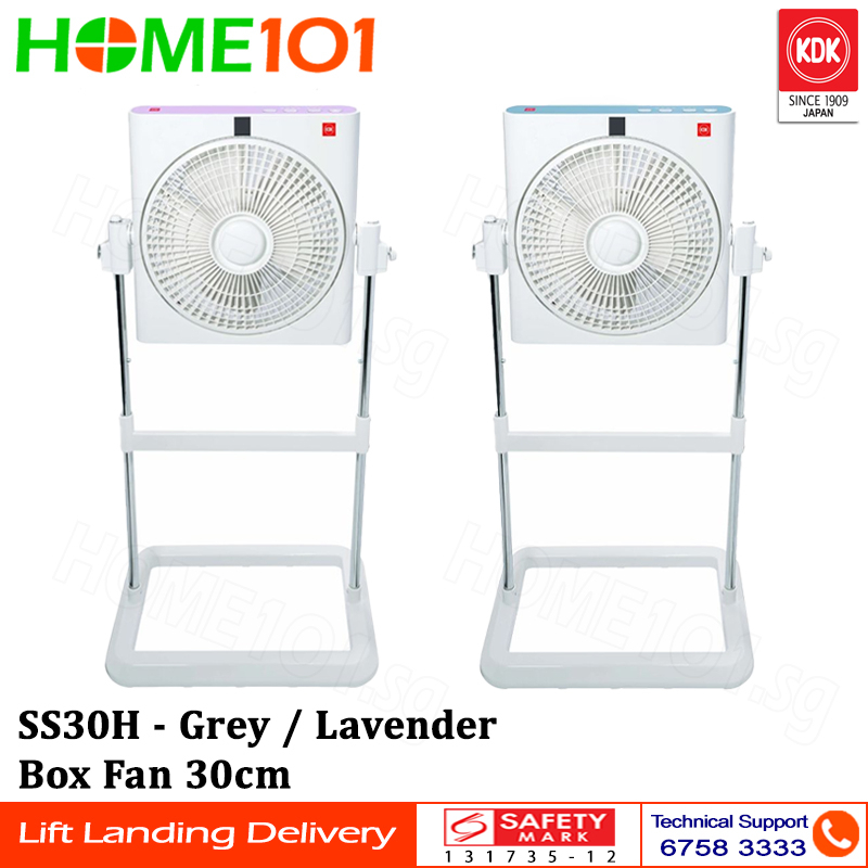 KDK Box Fan 30cm w/Timer Stand SS30H | Shopee Singapore