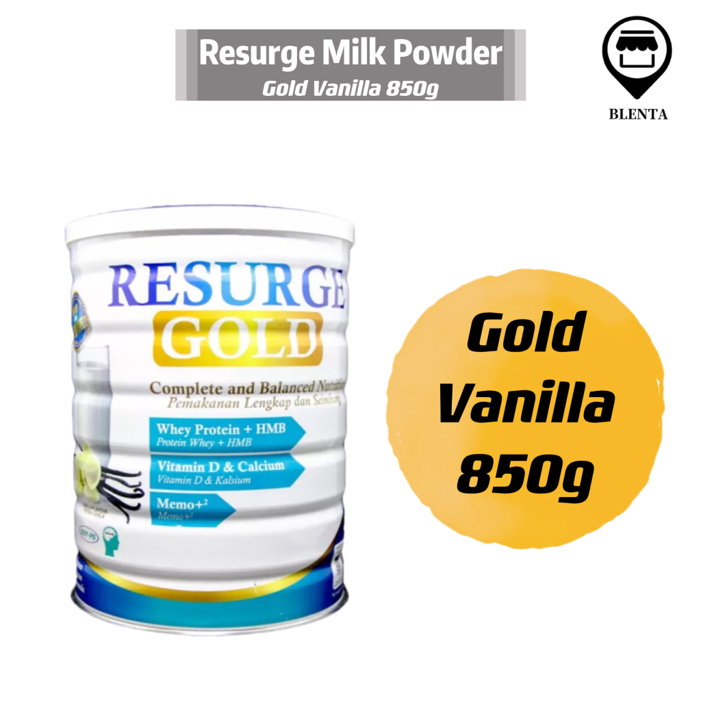 Resurge DM/Gold Milk Powder Vanilla / Coffee 850g 🔥SG READY STOCK🔥 ...
