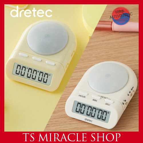DRETEC Study Time Timer Watch Stopwatch LED Sound Mini Clock T-186(9 ...