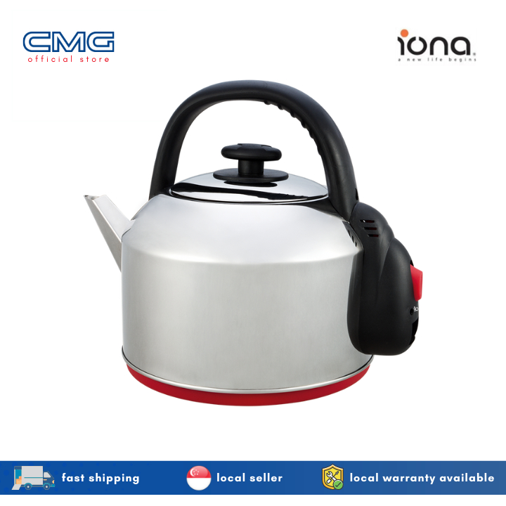 Iona 4.8L Stainless Steel Kettle with Durable UK STRIX Controller ...