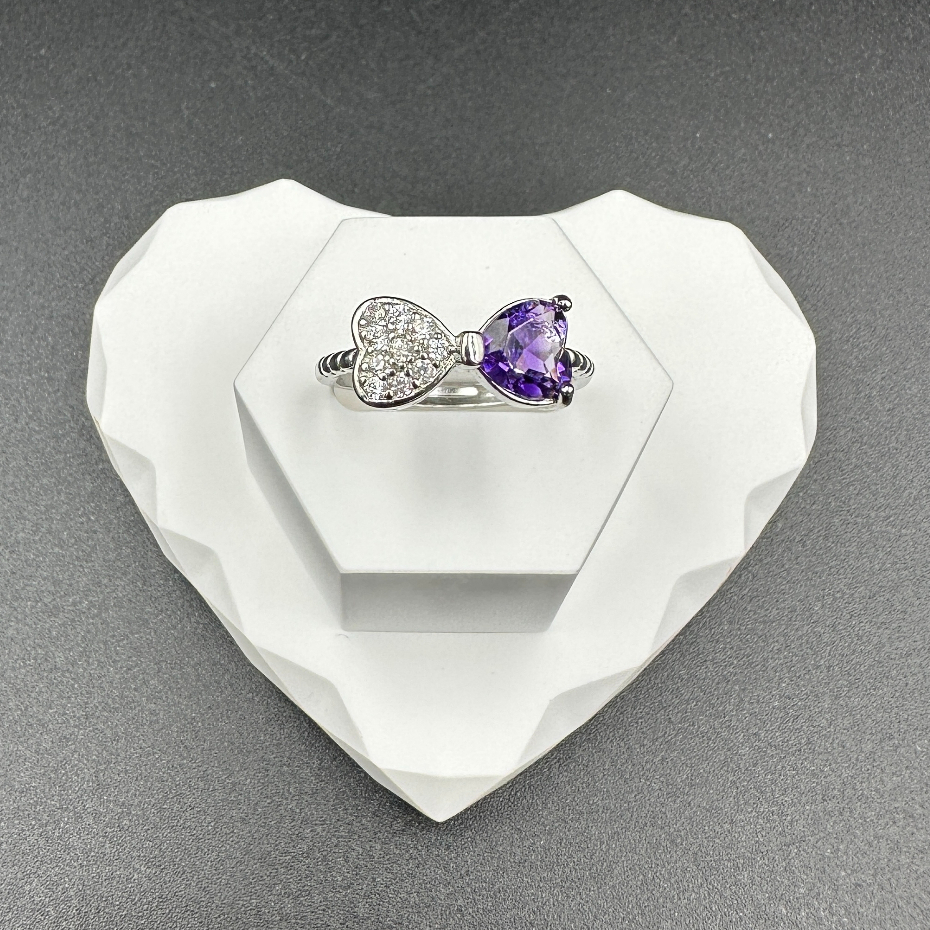 Crystal Rings (Amethyst) | Shopee Singapore