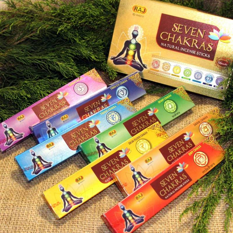 Seven Chakras Incense Sticks Premium Set | Shopee Singapore