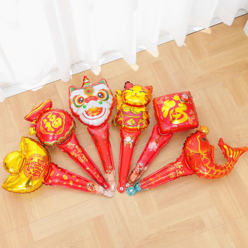 New Year Thundersticks 3D Foil Balloon 60cm kids Birthday Party ...