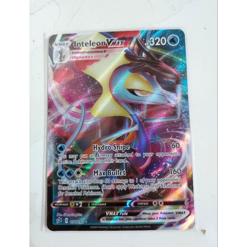 Pokemon inteleon vmax rebel clash card | Shopee Singapore