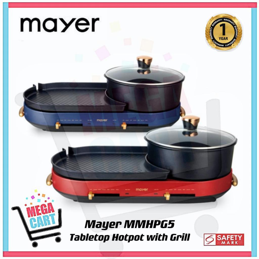 Mayer 3.5L (2 in 1) Hotpot/Steamboat with Grill MMHPG5 (1 Year Warranty ...