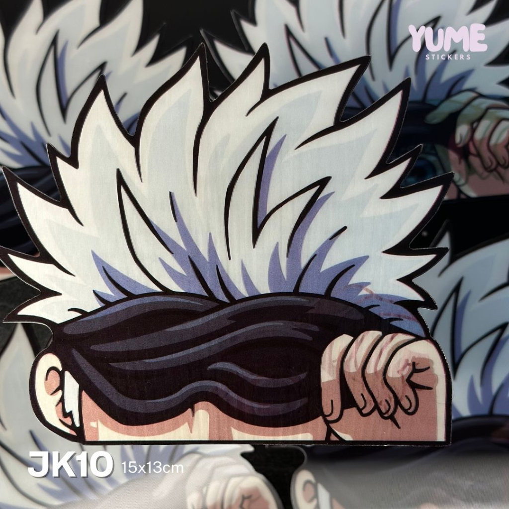 Peeker Satoru Gojo 3D Anime Sticker [JK10] - Yume Sticker | Shopee ...