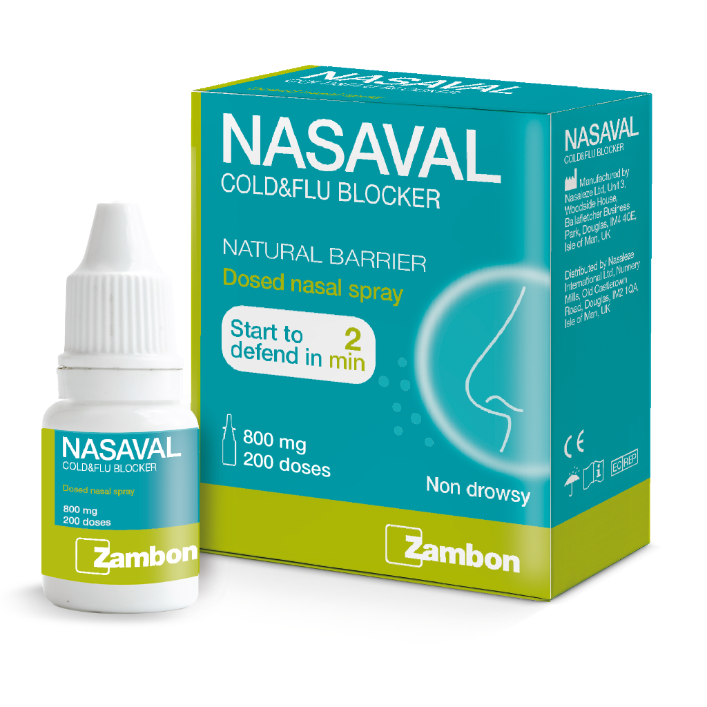 Nasaval Cold & Flu Blocker Powder Nasal Spray (exp 30/09/2025) | Shopee ...