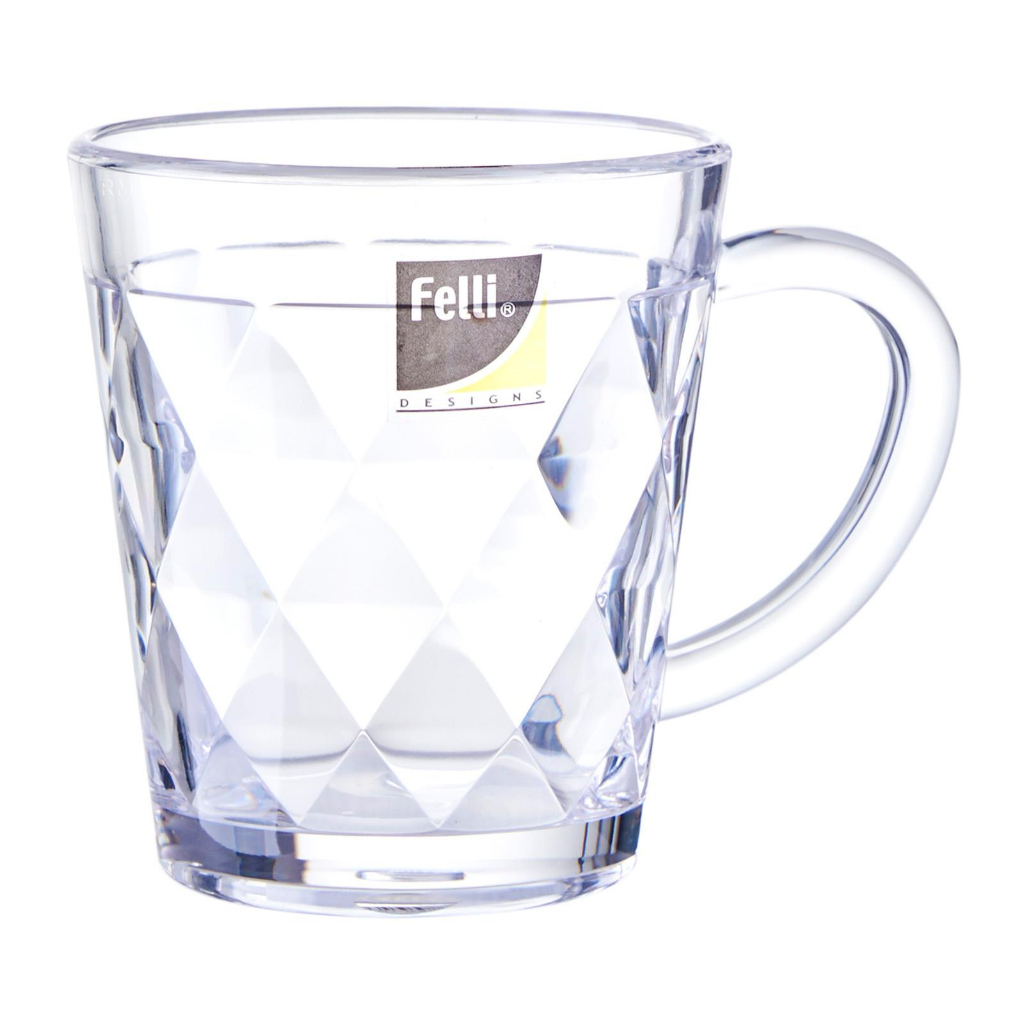 Felli Mug With Handle (Clear) (3 pcs) | Shopee Singapore