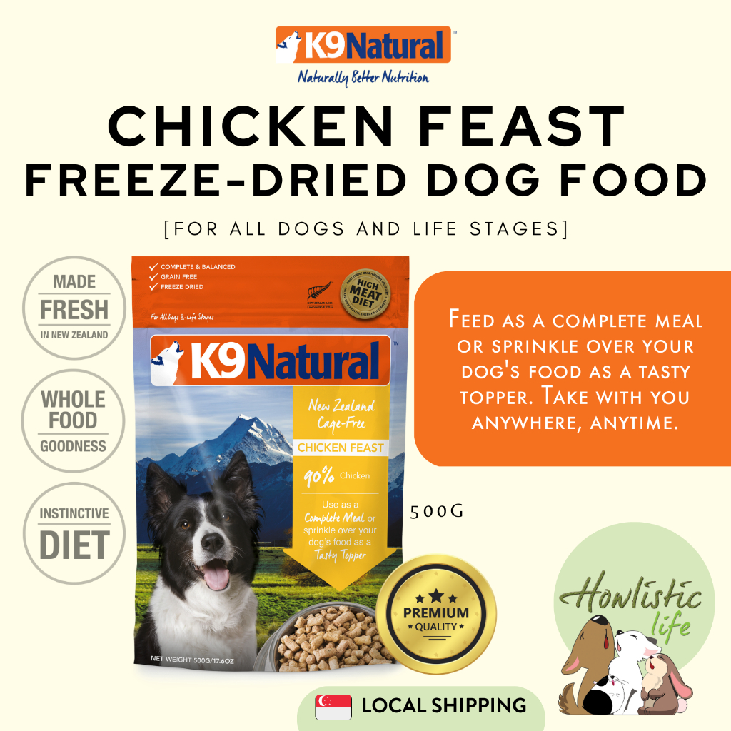 K9 Natural Chicken Freeze-Dried Dog Food 500g | Shopee Singapore