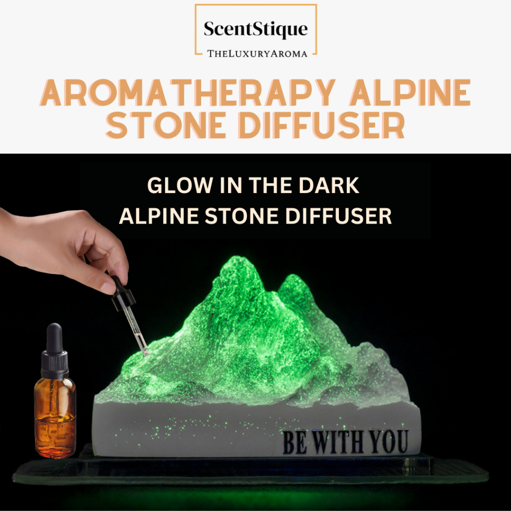Glow In The Dark Aromatherapy Alps Diffuser Stone | Home Deco Fragrance ...