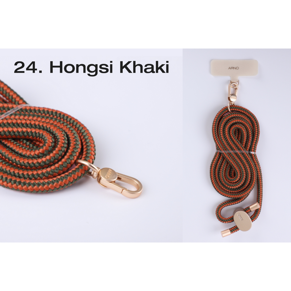 ARNO Phone Strap 'ANY+Strap' (Patch+Carabiner+Strap / 25 Types) | Shopee Singapore