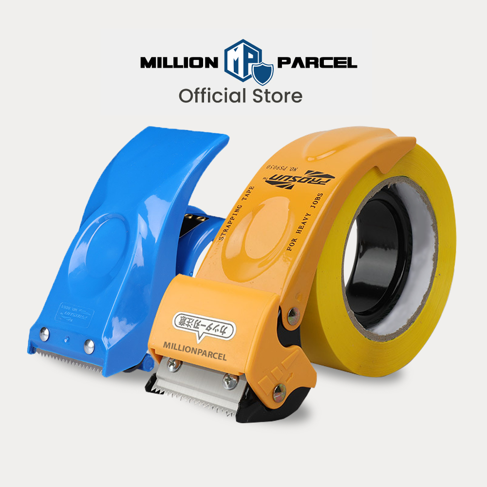 MillionParcel Metal Tape Cutter Dispenser | Plastic Tape Holder ...