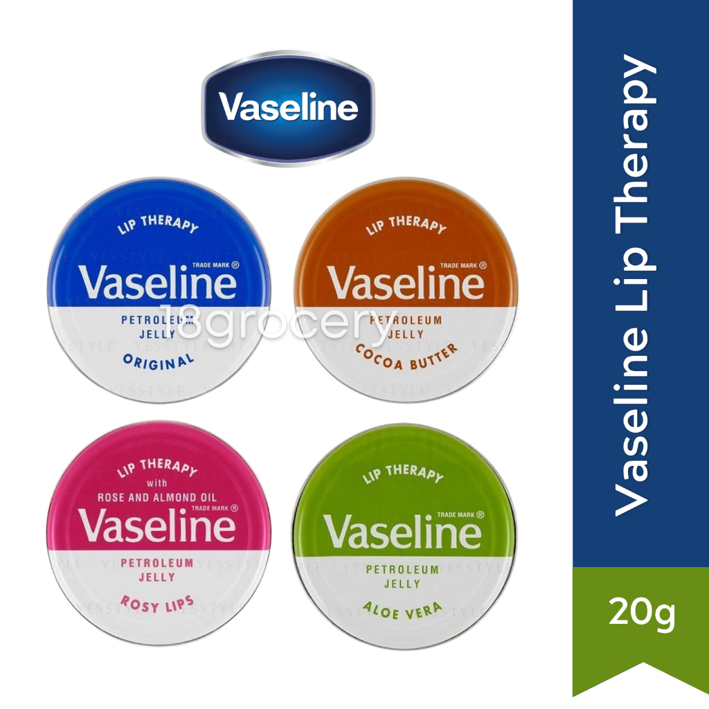 Vaseline Lip Therapy Lip Balm Tin Lip Therapy Petroleum Jelly, 20g | Shopee Singapore