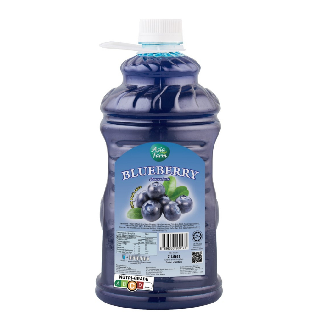 Asia Farm Blueberry Concentrate 2Litre | Shopee Singapore