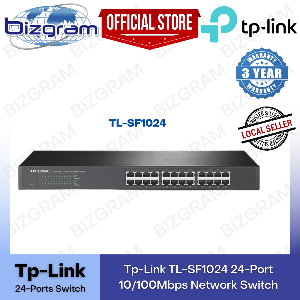 Tp-Link TL-SF1024/TL-SF1024D/TL-SF1024M 24-Port 10/100Mbps Network ...
