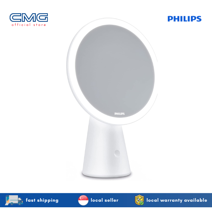Philips Makeup Mirror with LED light DSK205 | Shopee Singapore