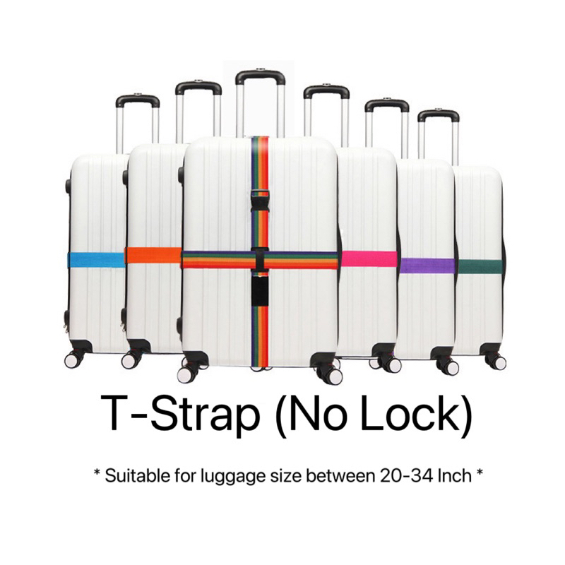 Luggage Strap Cross Belt Packing Adjustable Travel Suitcase Nylon ...