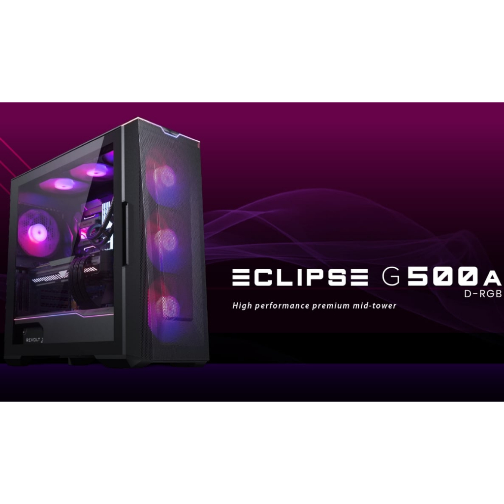 Phanteks Eclipse G500A D-RGB (Black/White) | Shopee Singapore