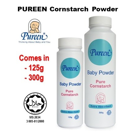 Baby Powder Pure Cornstarch 125g/300g [PUREEN] | Shopee Singapore