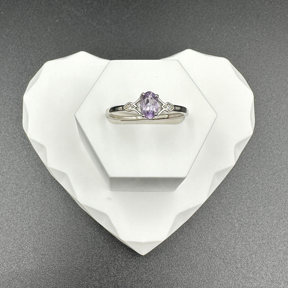 Crystal Rings (Amethyst) | Shopee Singapore