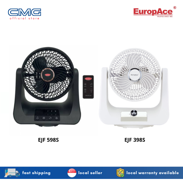 EuropAce 9" Jet Turbine Fan EJF398S / EJF598S (Digital) | Shopee Singapore