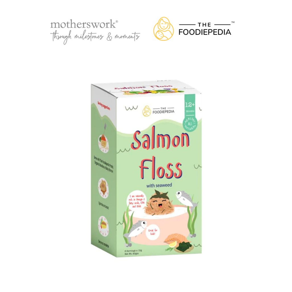 The Foodiepedia Kid's Salmon Floss (with Seaweed) 6x10g (Exp 10/2025 ...