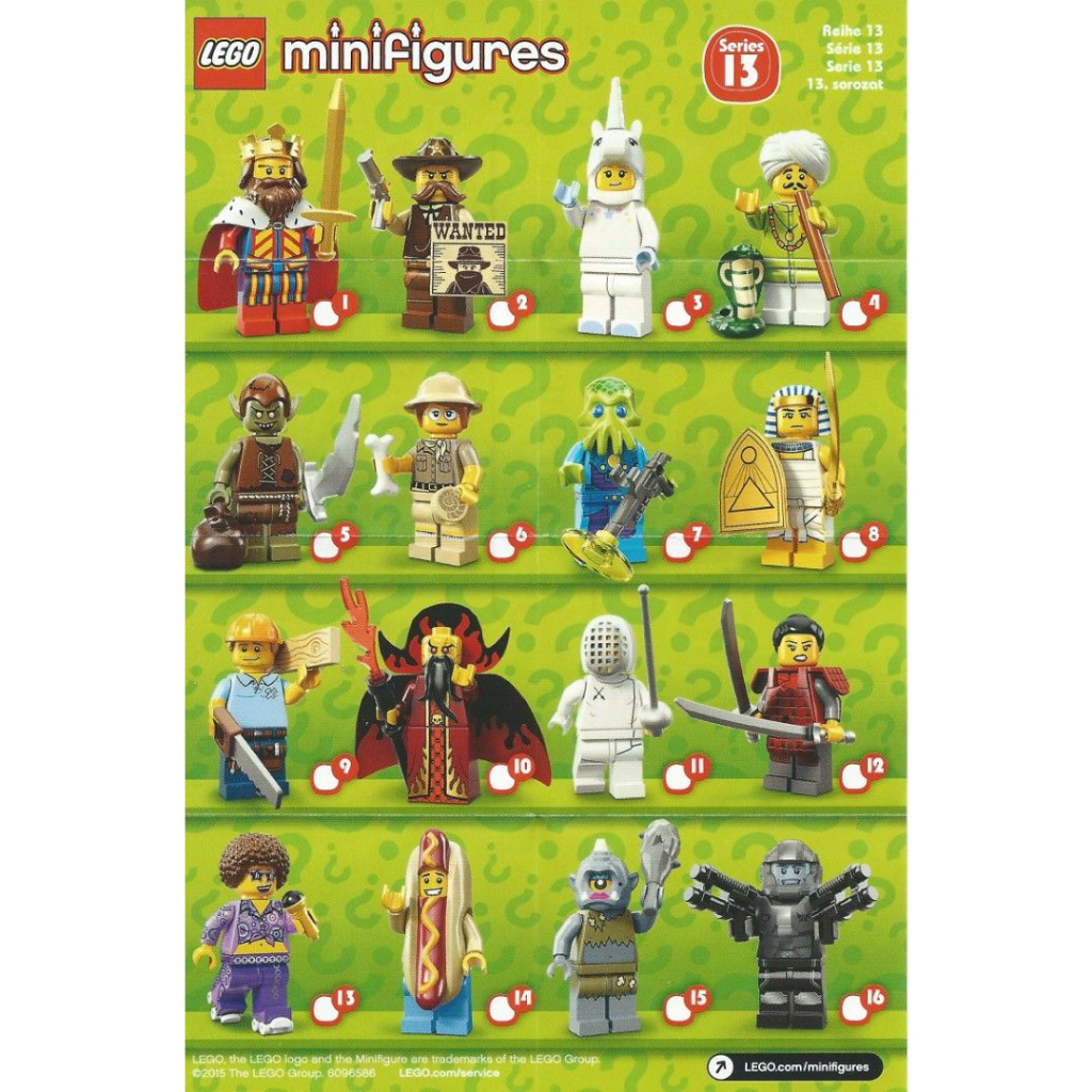 Lego 71008 Series 13 Minifigures (Full set of 16) | Shopee Singapore