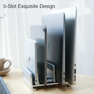 Aluminium Vertical Laptop stand laptop holder vertical Adjustable ...