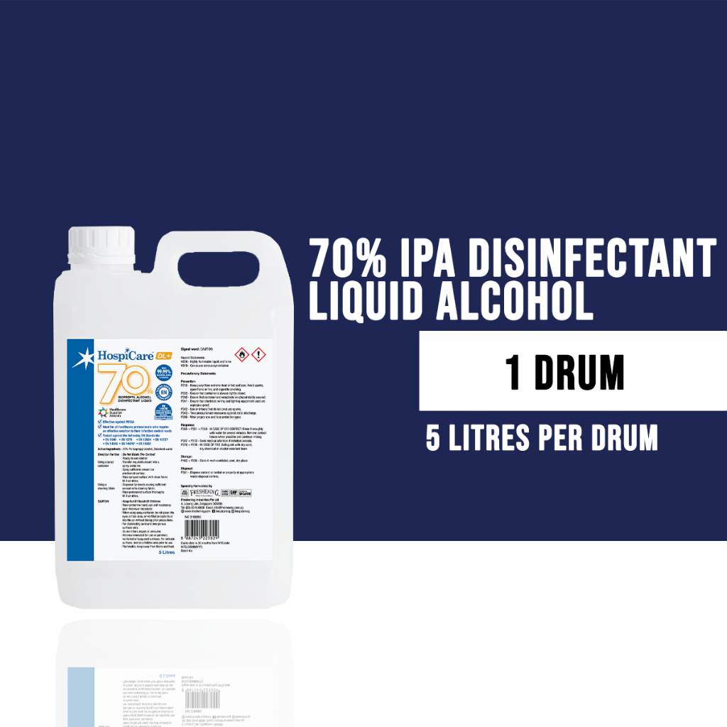 HospiCare 70% IPA Disinfectant Liquid 70 Isopropyl Alcohol, 5 Litres ...