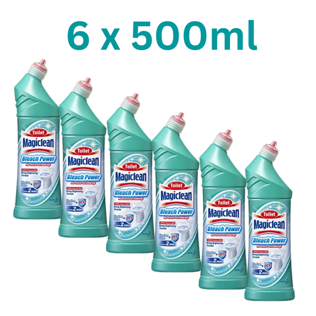 Magiclean Toilet Bleach Power Cleaner 3 x 500ml | Shopee Singapore
