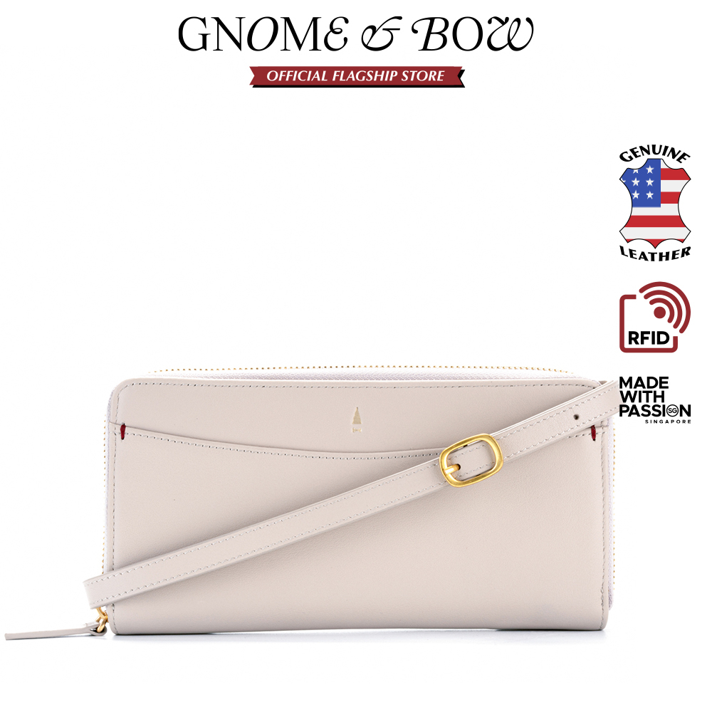 GNOME & BOW Gulliver Zip Cash Coin Long Wallet Crossbody Sling Phone ...