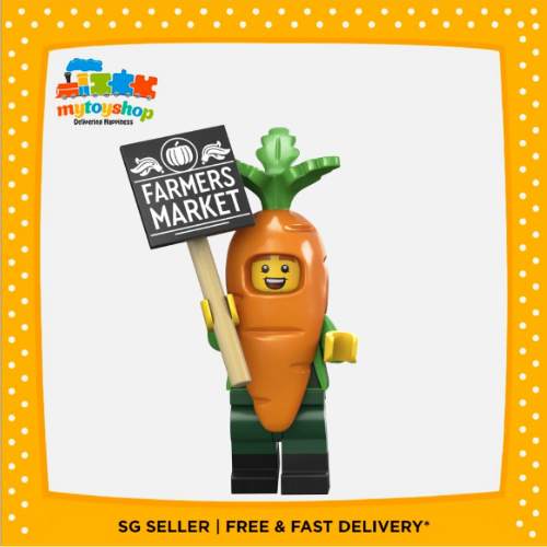 LEGO 71037 Carrot Mascot Minifigure | Shopee Singapore