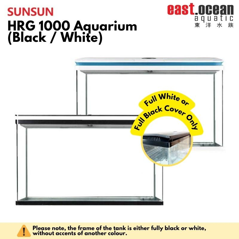 SUNSUN HRG-1000 Aquarium (100cm) - Tank Only (Black / White) | Shopee ...
