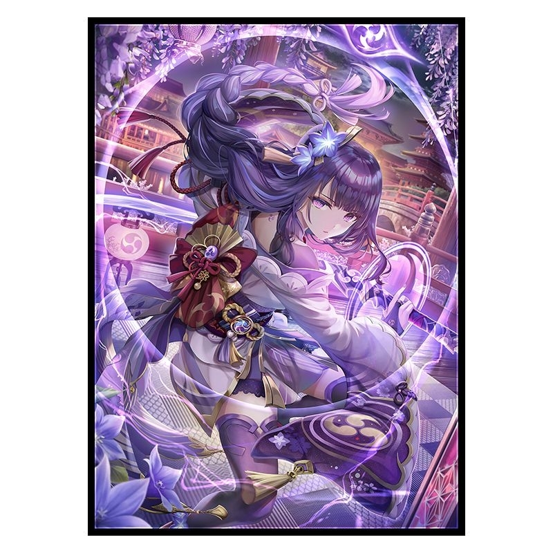 Preorder - Foil Genshin Impact Ganyu Eula Keqing Yae Miko Anime Card ...