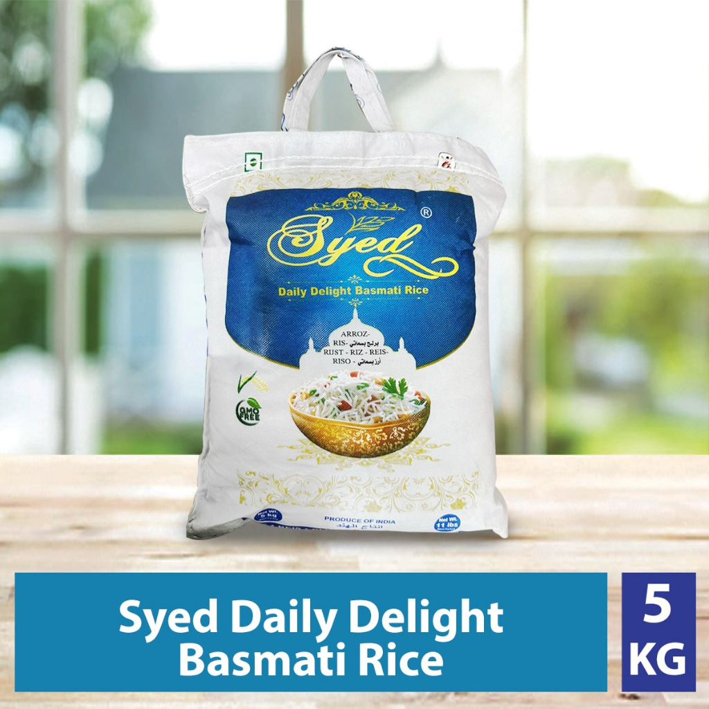 Syed Daily Delight Basmati Rice 5KG | Shopee Singapore