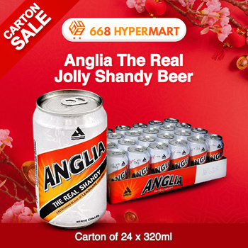 Anglia Shandy The Real Shandy 24 cans / Ctn [2026 Expiry] | Shopee ...